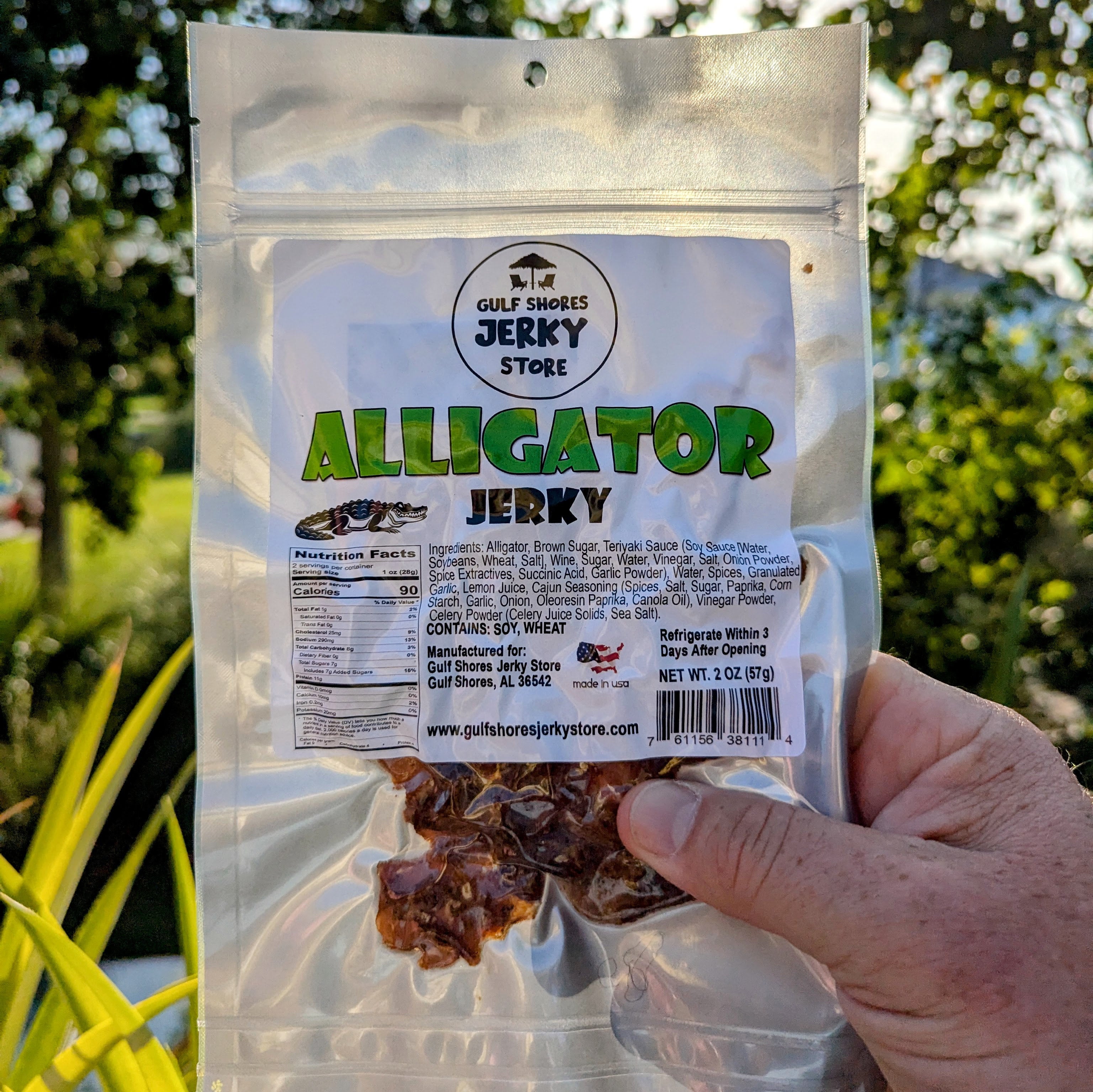 Exotic alligator jerky | Gulf Shores Jerky Store