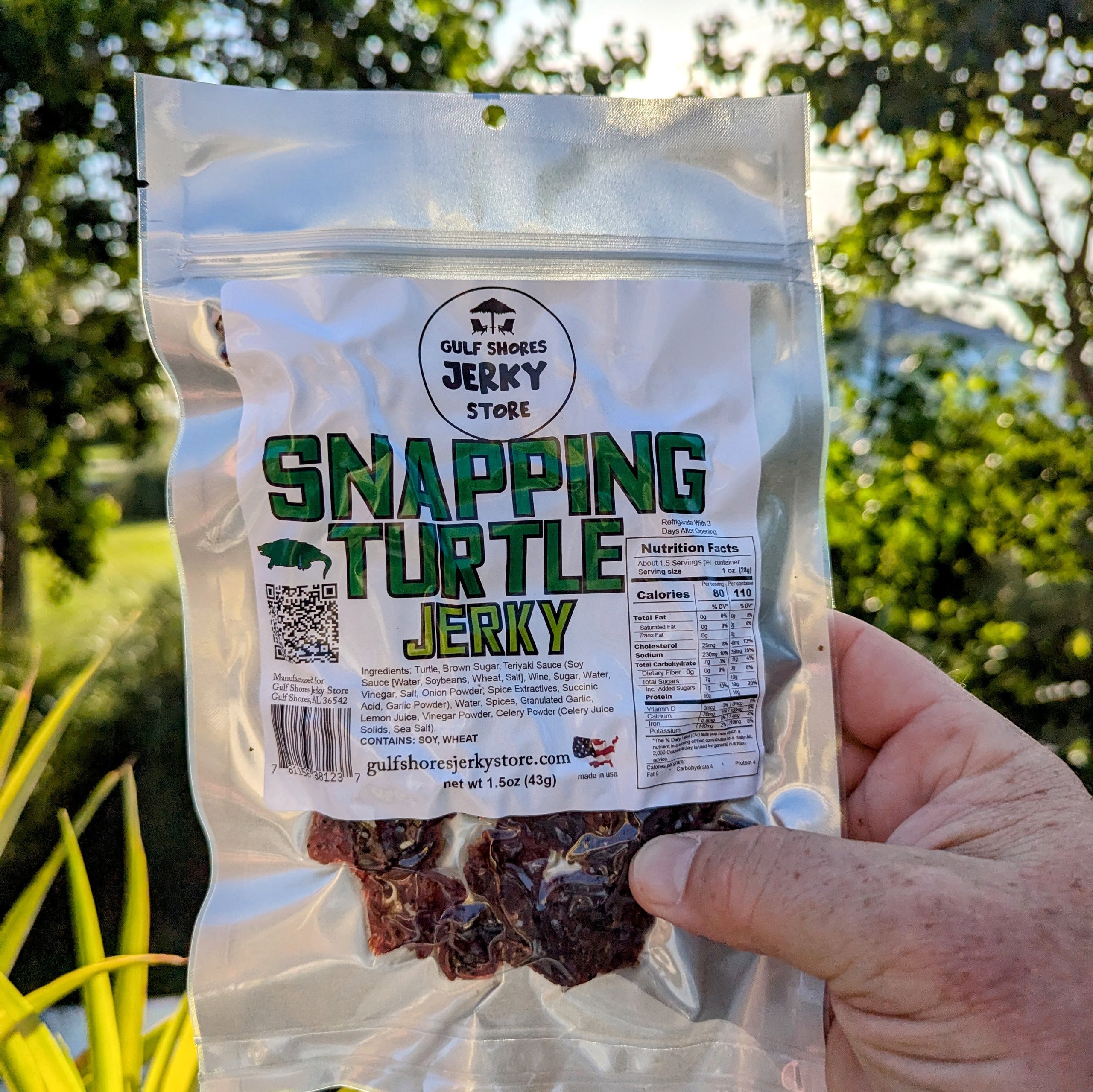 Snapping Turtle Jerky from Gulf Shores Jerky Store | Gulf Shores Jerky ...