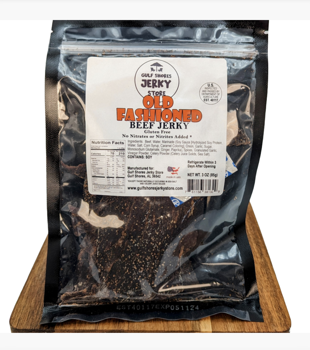 Old Fashioned Style Beef Jerky from Gulf Shores Jerky Store | Gulf ...